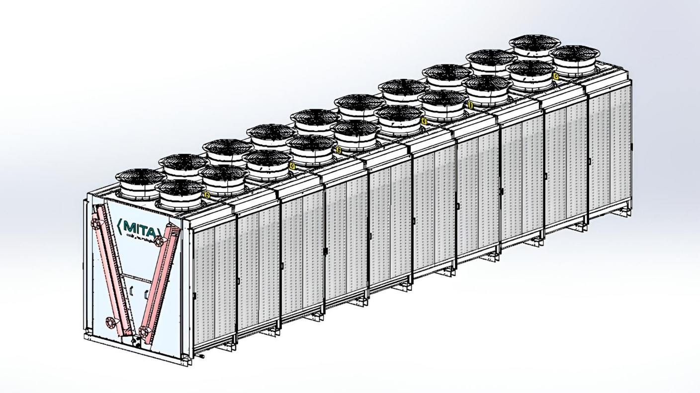 Adiabatic Dry Coolers now up to 2,500 kW - MITA Cooling Technologies